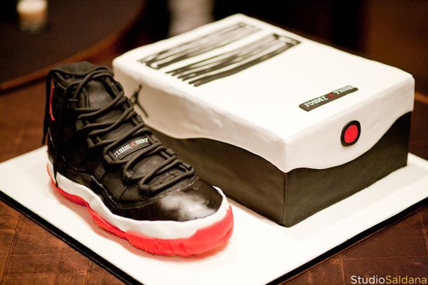 Air Jordan 11: Black - Varsity Red Cake - Air Jordans, Release Dates ...
