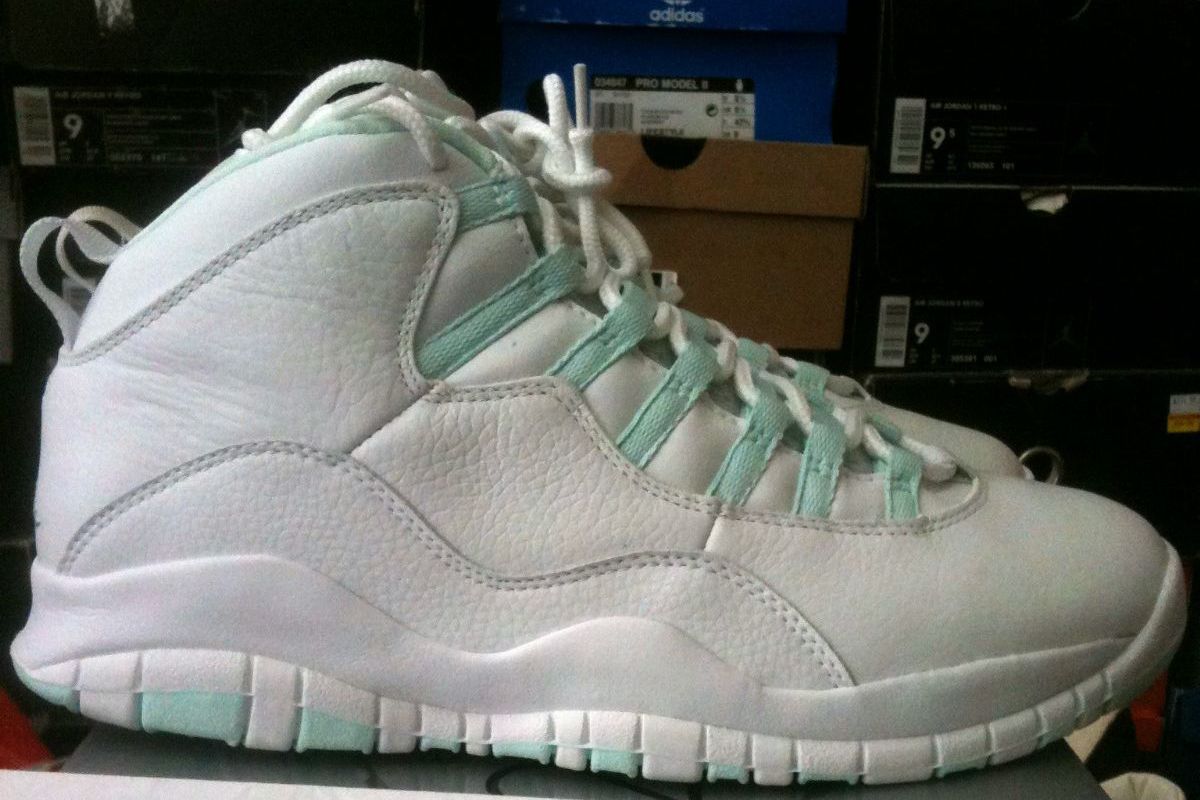 The Daily Jordan: Air Jordan X WMNS - White - Ice Green - 2006 - Air ...