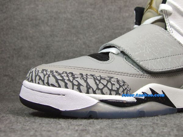 Jordan Son of Mars GS: White - Grey - Gold - Air Jordans, Release Dates ...
