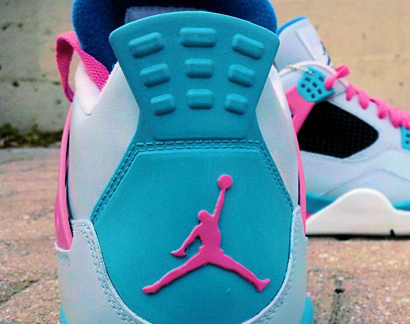 Air Jordan IV: "South Beach" Customs by Ecentrik Artistry - Air Jordans ...