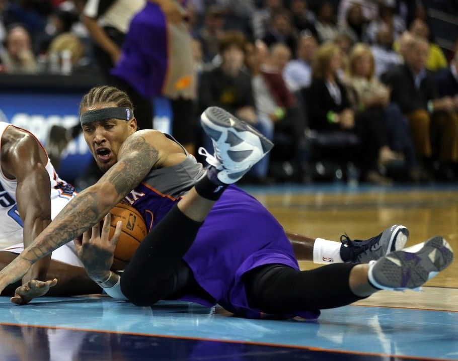 NBA Jordans on Court: Michael Beasley in Air Jordan VII "Flint" - Air ...