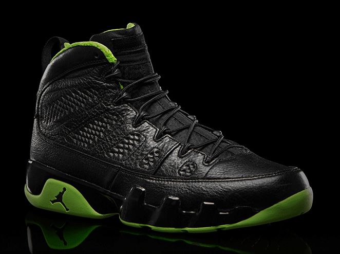 Air Jordan IX: "Black/Neon Green" Collection - Air Jordans, Release ...