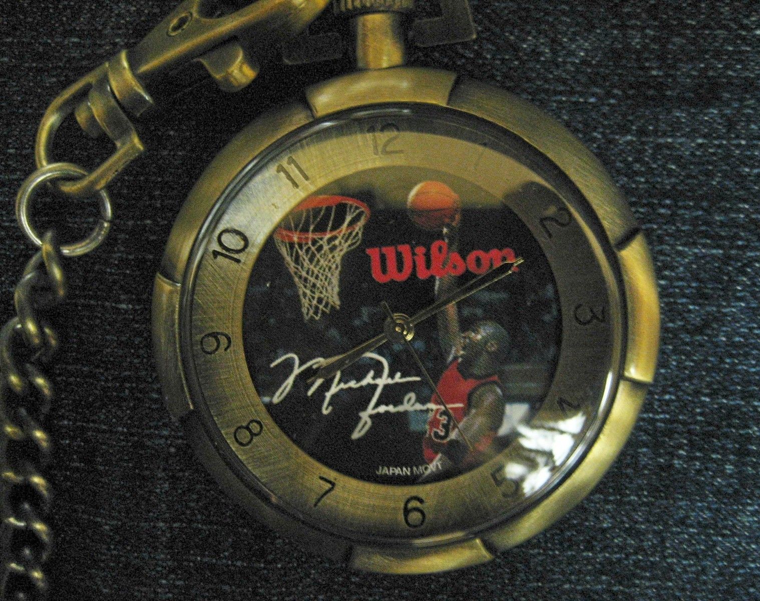 Vintage Gear: Wilson Michael Jordan Pocket Watch - Air Jordans, Release ...