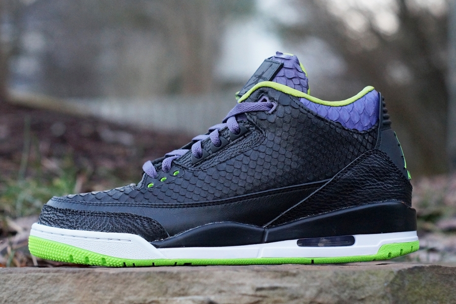 Air Jordan 3: "Python Joker" by JBF Customs - Air Jordans, Release ...