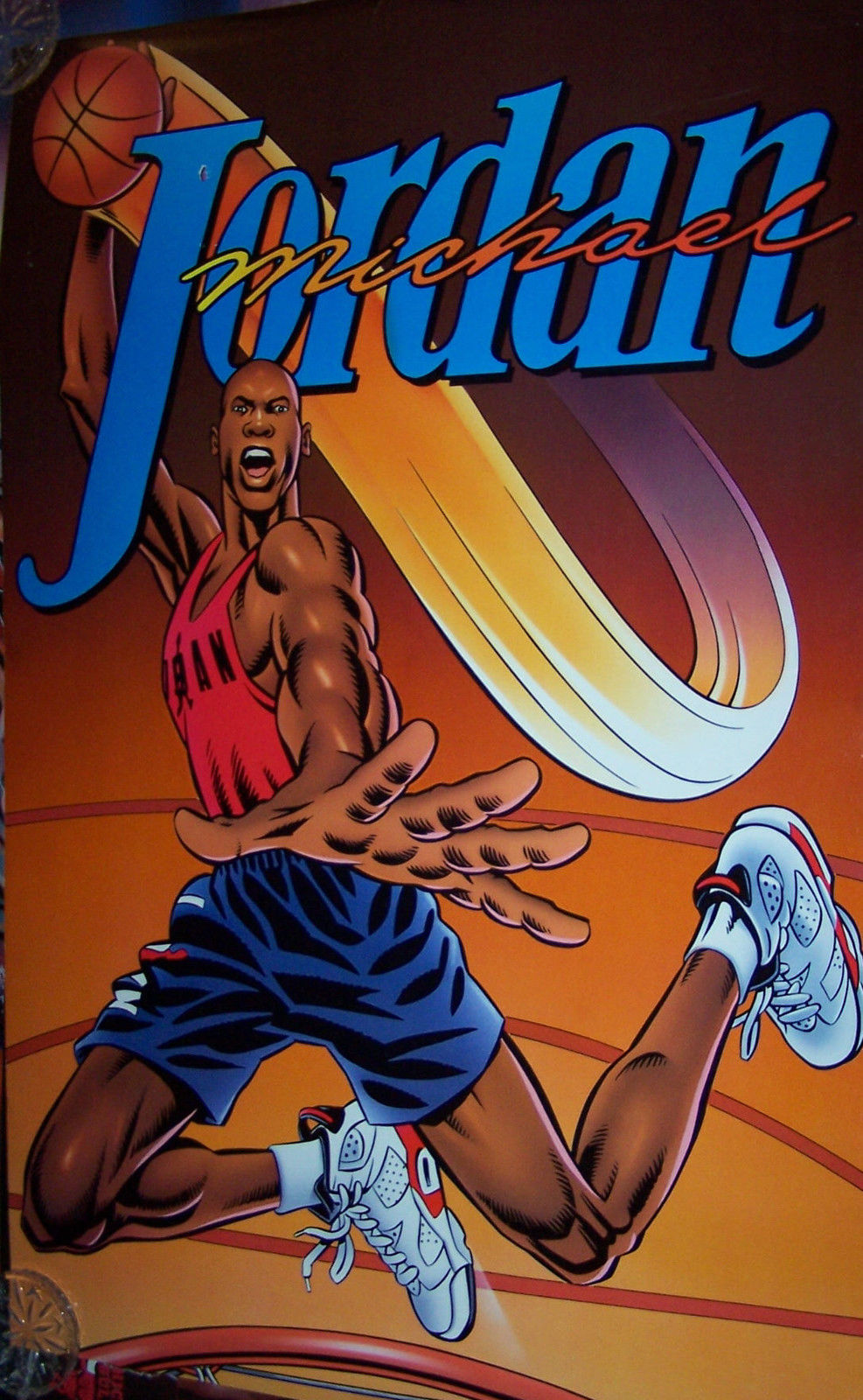 Vintage Gear: Air Jordan 6 "Infrared" Cartoon Poster - Air Jordans ...