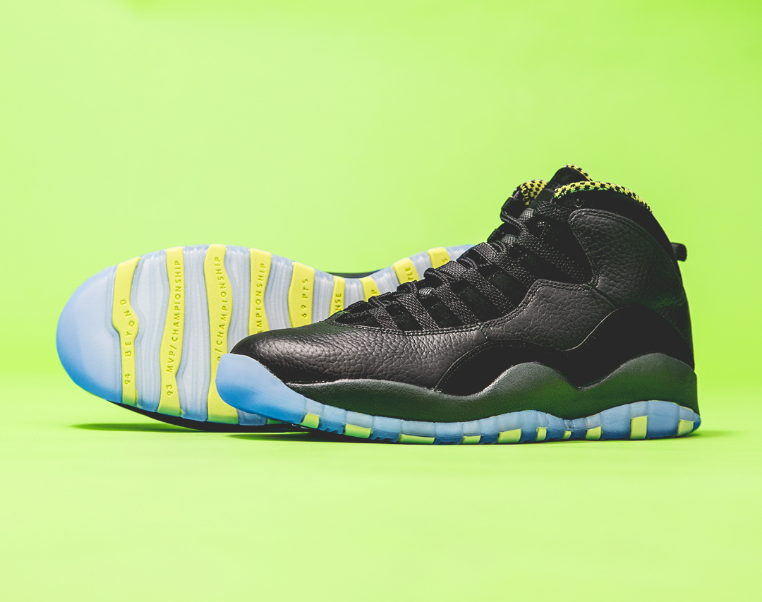 Air Jordan 10 Retro: "Venom Green" - Release Reminder - Air Jordans ...