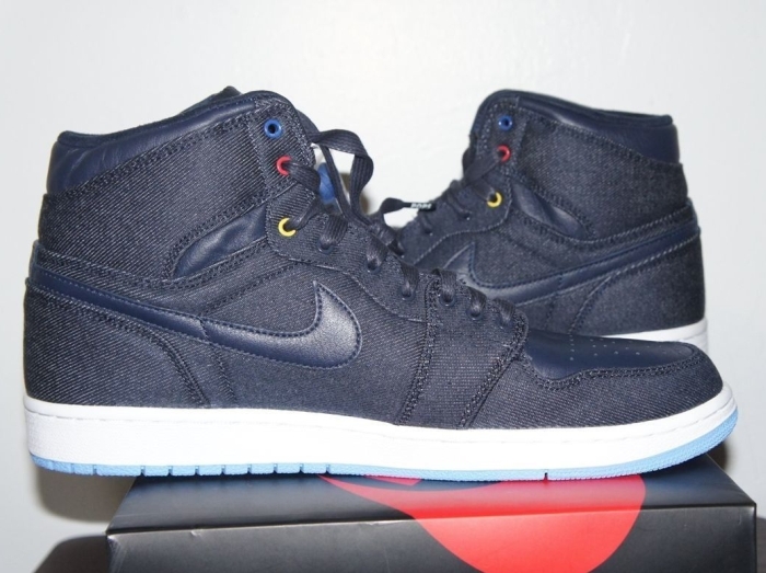 Air Jordan 1 Retro High OG: Obsidian - White - Dark Powder Blue - Game ...