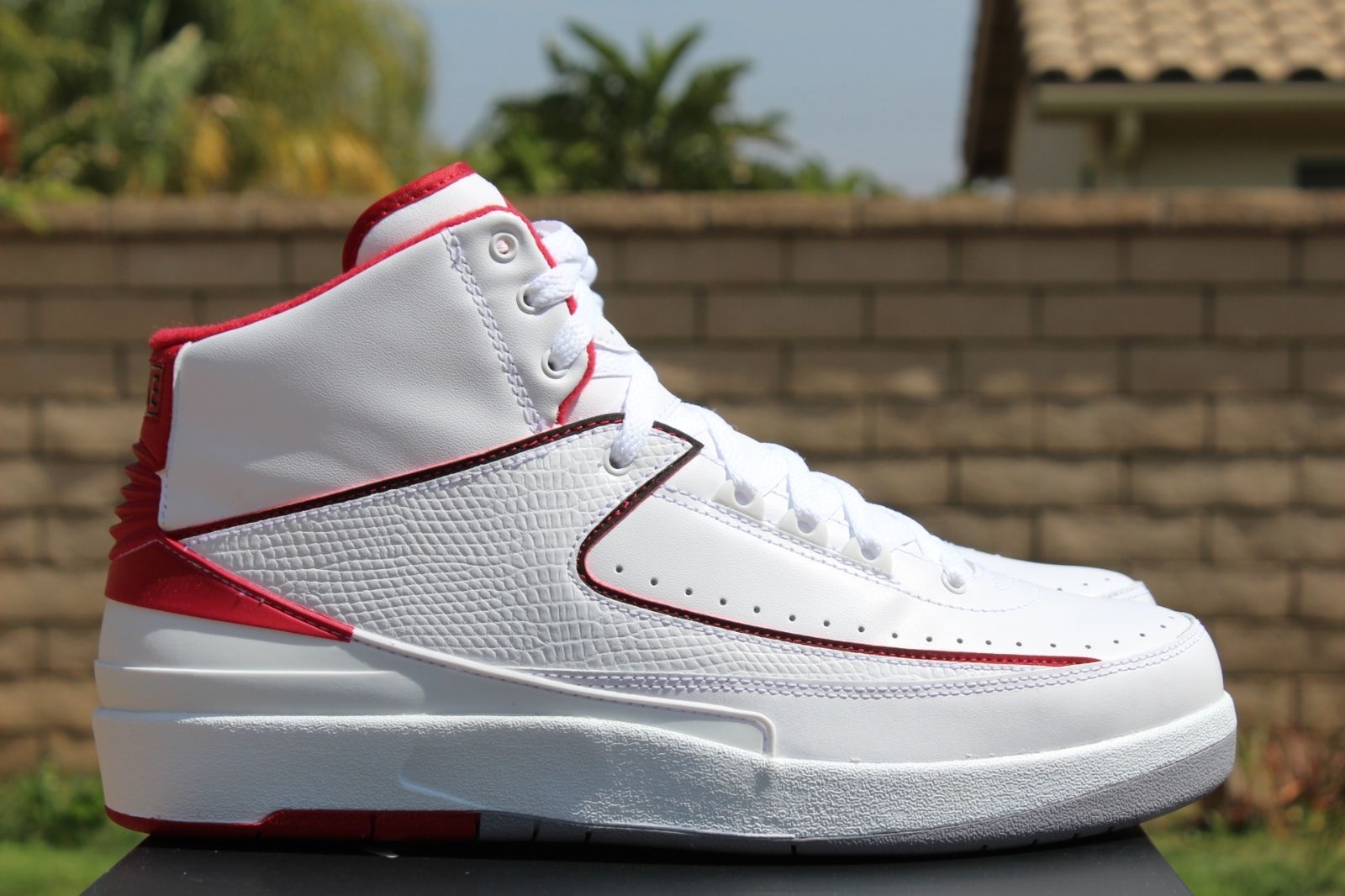 Air Jordan 2 Retro: White - Red - Available Early on eBay - Air Jordans ...
