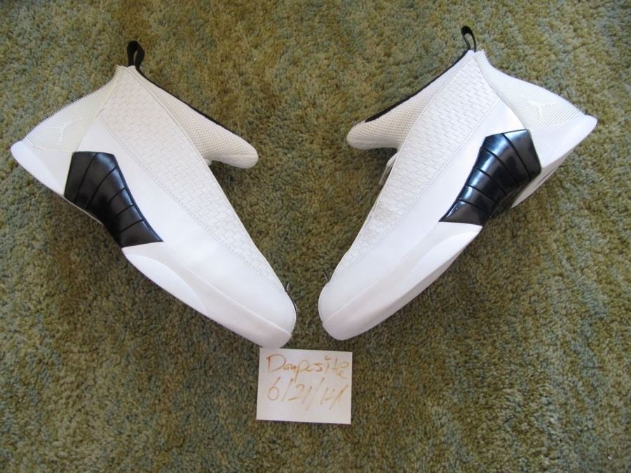 A Look at the Air Jordan 15 "White/Black" 2000 Eastbay Exclusive - Air ...