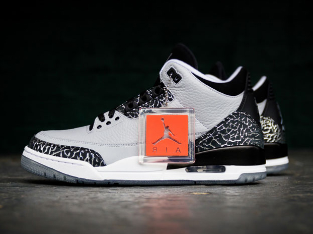 Air Jordan 3: "Wolf Grey" - Release Reminder - Air Jordans, Release ...