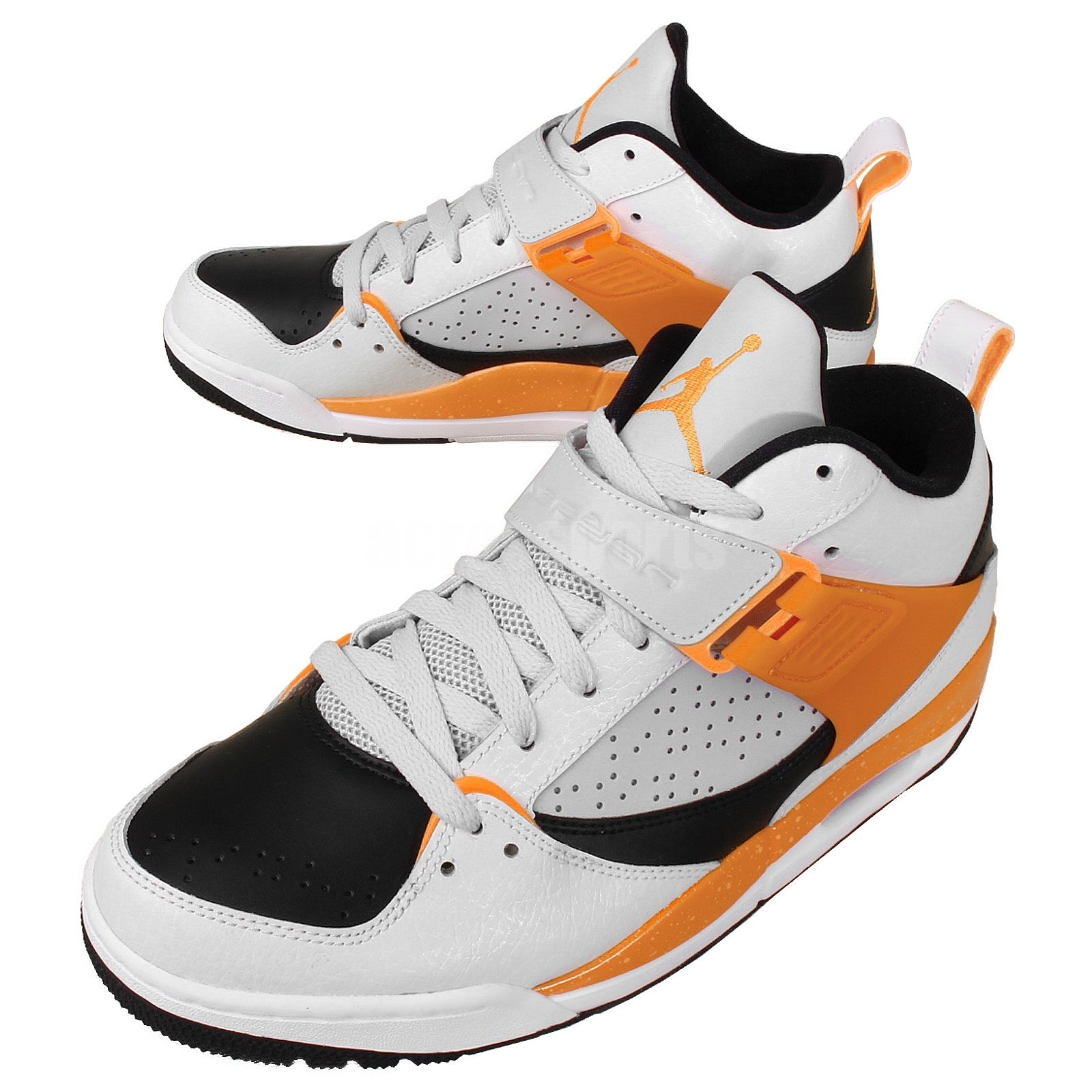 Jordan Flight 45: Pure Platinum - Atomic Mango - Black - Air Jordans ...
