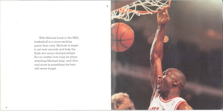 A Detailed Look at a Vintage Michael Jordan Children's Book from 1995 ...