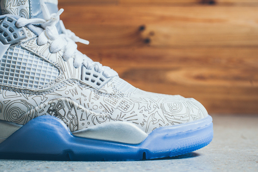 Air Jordan 4 Laser Laced Up & Ready To Release - Air Jordans, Release ...