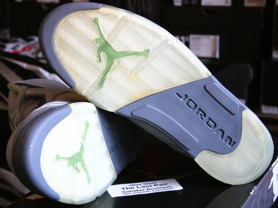The Daily Jordan: Air Jordan 5 Retro "Green Bean" - 2006 - Air Jordans ...