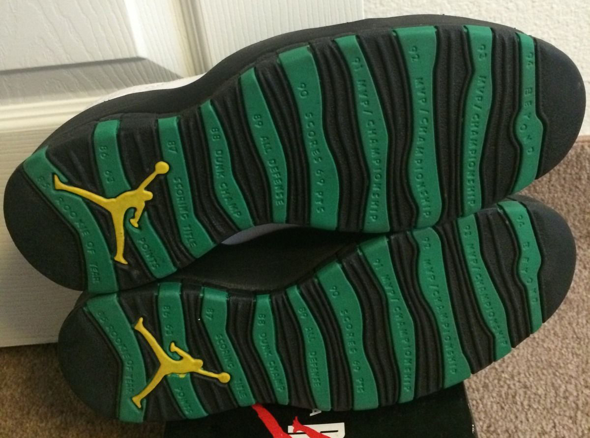 Rare Look At Air Jordan 10 "Seattle" - Air Jordans, Release Dates ...
