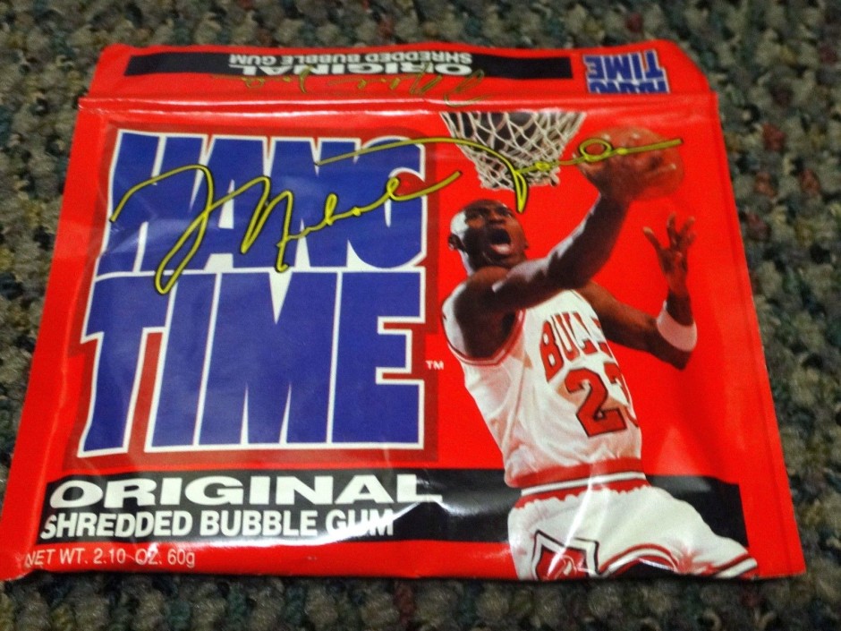 Vintage Gear: Michael Jordan Hang Time Bubble Gum - Air Jordans ...