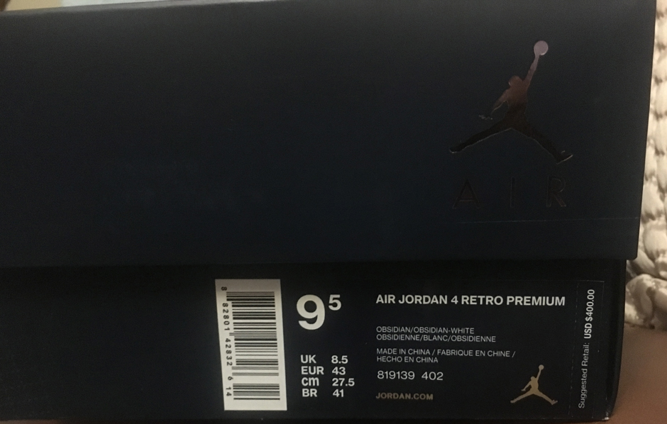 Tour The $400 Air Jordan 4 Premium "Obsidian" In Fine Detail - Air ...