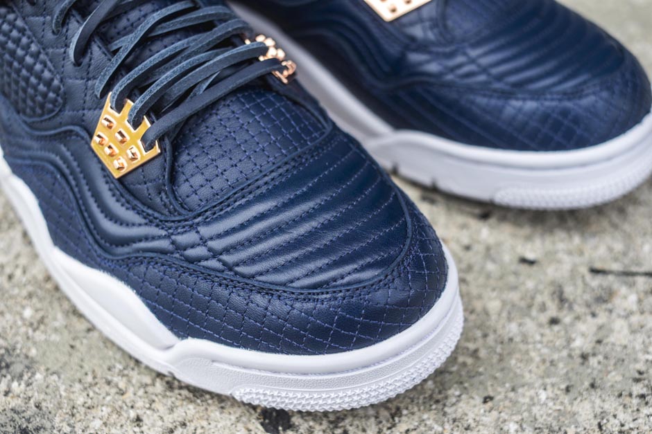 Tour The $400 Air Jordan 4 Premium "Obsidian" In Fine Detail - Air ...