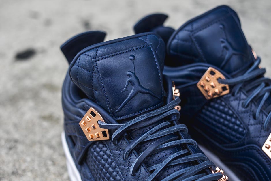Tour The $400 Air Jordan 4 Premium "Obsidian" In Fine Detail - Air ...